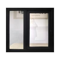 China KDSBuilding Double Glazed Design Tempered Glass Black Frame PVC Vinyl  Casement Window Windproof  upvc Windows and Doors for sale