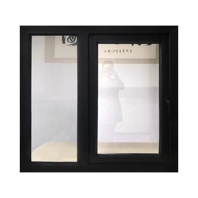 China KDSBuilding Double Glazed Design Tempered Glass Black Frame PVC Vinyl  Casement Window Windproof  upvc Windows and Doors for sale