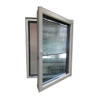 China Anti Mosquito Casement American Upvc Black Energy Efficient Clear Pvc Windows Vinyl Window, Hinge Windows With Mosquito Mesh for sale