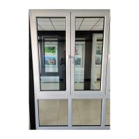 China KDSBuilding NFRC Custom Commercial High Quality Double glass Upvc Casement Pvc  Window for sale