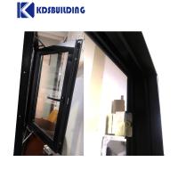 China KDSBuilding AS2047 New Product Low-e Glass Energy Saving Black Upvc Pvc Casement Window for sale