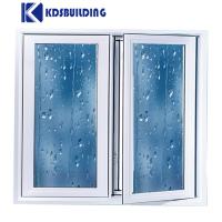 China KDSBuilding Australia Standard Soundproof Insulated Hurricane Impact Glass 60 Series Upvc Profile Casement Window for sale