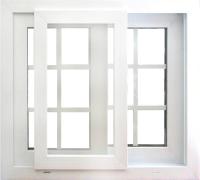 China KSbuilding AS2047 High Quality Cheap Price Pvc Sliding Window With Screen Panel Slide Glass  UPVC Window for sale