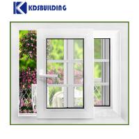 China KSbuilding AS2047 High Quality Cheap Price Pvc Sliding Window With Screen Panel Slide Glass  UPVC Window for sale
