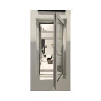 China 2023 Thermal Break Wholesale Price Pvc  Casement Windows With Screen Residential Swing Window for sale