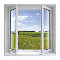 China High-Quality Double Clear Glaze Pvc Window For Welding upvc Windows With White Vinyl Frame for sale