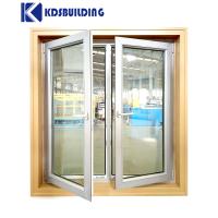 China Custom Modern UPVC Swing Window House White Color PVC Casement Windows for sale