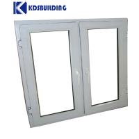 China Custom Modern UPVC Swing Window House White Color PVC Casement Windows for sale