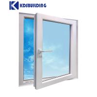 China Hardware Film PVC Frame Window Glass Greenhouse PVC Windows And Doors for sale