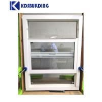 China Single Hung PVC Frame Window Vertical Sliding Plastic Vinyl PVC UPVC Window for sale