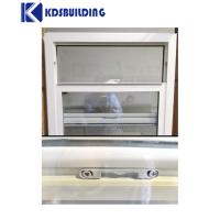 China KDSBuilding Vertical Sliding Style Plastic Vinyl PVC UPVC Single-Hung Single Hung American Standard Windows For America House for sale