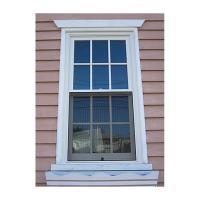China American Style White Frame Security Grills  For Double Hung Windows And Doors With Triple Glass Energy Star for sale