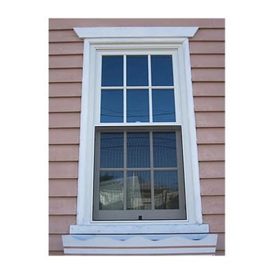 China American Style White Frame Security Grills  For Double Hung Windows And Doors With Triple Glass Energy Star for sale