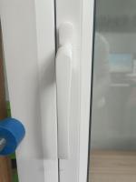 China PVC Swing Push Out Window Double Glaze Residential Casement Windows for sale