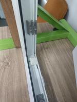 China PVC Swing Push Out Window Double Glaze Residential Casement Windows for sale