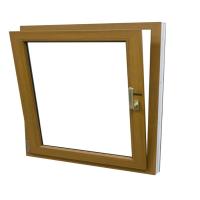China Clear PVC Frame Window Mosquito Net Tilt And Turn Window Anti Theft for sale