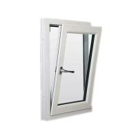 China Clear PVC Tilt And Turn Window Bullet Proof Double Tinted Glass Window for sale