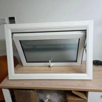 China UPVC Awning Window Double /Triple Glazed Windows  With Roto  Lock Handle  Outward Opening Australia Standard for sale