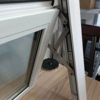 China UPVC Awning Window Double /Triple Glazed Windows  With Roto  Lock Handle  Outward Opening Australia Standard for sale