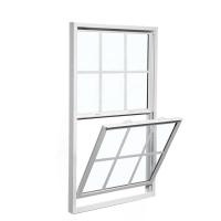 China American Extrusion Style Customized Color Vertical Sliding Double Single Hung Vinyl Upvc Window for sale