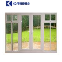 China KDSBuilding Plastic Glass PVC Swing UPVC Casement Doors for sale