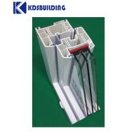 China KDSBuilding Wholesale Price Double Exterior Casement Plastic Pvc Window Profile Upvc Door Frame for sale