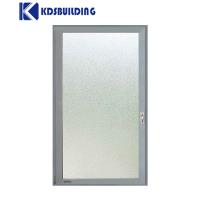 China KDSBuilding hot sale luxury pvc door design double glass entry casement windows and doors with slim handle for commercial for sale