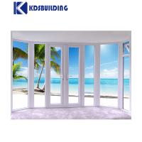 China KDSBuilding Moden Design pvc Bathroom Frosted glass Interior Doors for sale