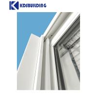 China KDSBuilding Double Plastic Glass PVC Slide UPVC Sliding Doors for sale
