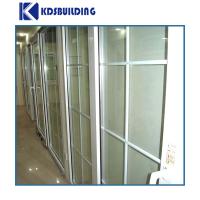 China KDSBuilding Plastic Grill Design UPVC Slide Door PVC Sliding Glass Doors for sale