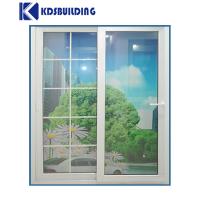 China KDSBuilding PVC Plastic Exterior Double Glazed Sliding Glass Entry Door for sale