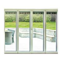 China KDSBuilding PVC White Colour Doors Plastic Interior Folding Accordion Sliding Door Patio Door for sale