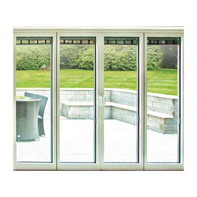 China KDSBuilding PVC White Colour Doors Plastic Interior Folding Accordion Sliding Door Patio Door for sale