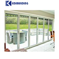China KDSBuilding PVC White Colour Doors Plastic Interior Folding Accordion Sliding Door Patio Door for sale
