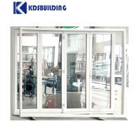 China KDSBuilding PVC White Colour Doors Plastic Interior Folding Accordion Sliding Door Patio Door for sale