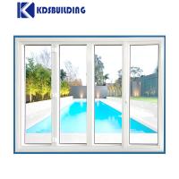 China KDSBuilding PVC White Colour Doors Plastic Interior Folding Accordion Sliding Door Patio Door for sale