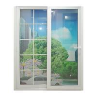 China KDSBuilding Corridor UPVC Balcony Inserts Blinds Pvc Lift Sliding Glass Door for sale
