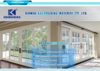 China KDSBuilding Hot Sale Latest Design Modern House Thermal Broken Upvc Double Glass Pvc Tilt Sliding Door for sale