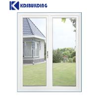 China KDSBuilding Handle Impact Swing Upvc Price Pvc Door Casement Windows Design Philippines for sale