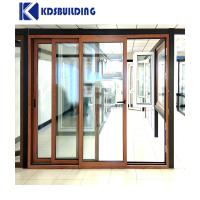 China KDSBuilding NFRC Tempered Glass Slide Waterproof Seal Strip Sliding Upvc Pvc Door For Residential for sale