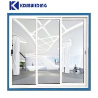 China KDSBuilding NFRC Tempered Glass Slide Waterproof Seal Strip Sliding Upvc Pvc Door For Residential for sale