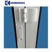 China AS047 PVC Decorative Door Laminated Glass Folding Door With Lock for sale