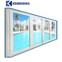 China KDSBuilding Door Fold Accordion European Era Replacement Lock Black Handle Upvc Folding Door for sale
