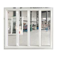 China Folding PVC Decorative Door AS2047 High Speed Stack Double Glass Motor System for sale