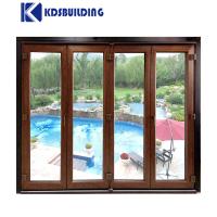 China Thermal Insulation PVC Decorative Door Bifold Interior PVC Folding Shower Door for sale