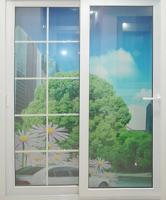 China KDSBuilding Design Modern Bedroom  Waterproof Indoor Pvc Polymer Grid Upvc Sliding Door for sale