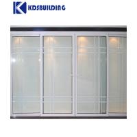 China KDSBuilding Design Modern Bedroom  Waterproof Indoor Pvc Polymer Grid Upvc Sliding Door for sale