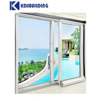 China KDSBuilding Design Modern Bedroom  Waterproof Indoor Pvc Polymer Grid Upvc Sliding Door for sale
