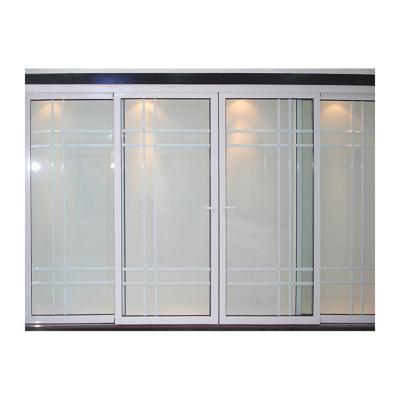 China KDSBuilding Europe Style Best Price Cheap Double Glass Panel Bathroom Upvc Sliding Door for sale