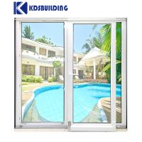 China KDSBuilding Europe Style Best Price Cheap Double Glass Panel Bathroom Upvc Sliding Door for sale